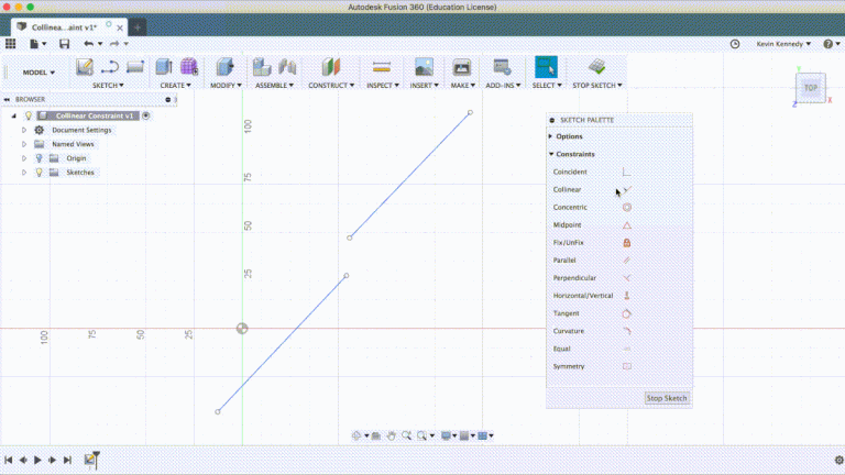 How to Draw Parallel Lines in Fusion 360 - Pepper Tioninvo