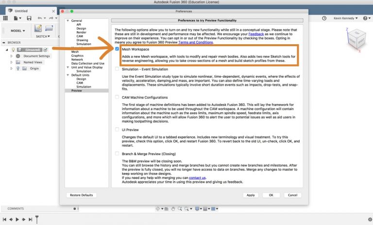 How to convert an STL (mesh) to a Solid in Fusion 360 - Product Design ...