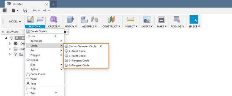 How to Use the Circle Command in Fusion 360 (all 5 explained) - Product ...