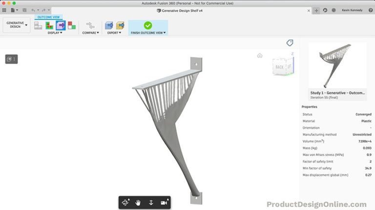 Generative Design – Designing a STRONGER Chair in Fusion 360 - Product ...