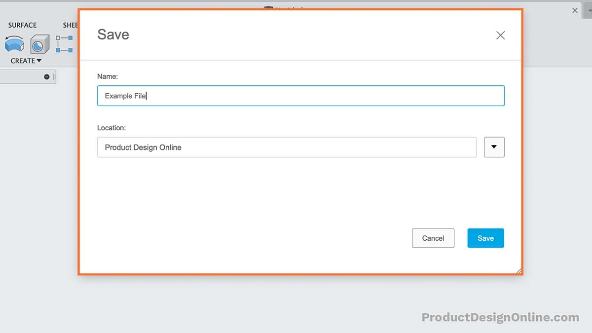 How to Save a Design File in Fusion 360 - Product Design Online