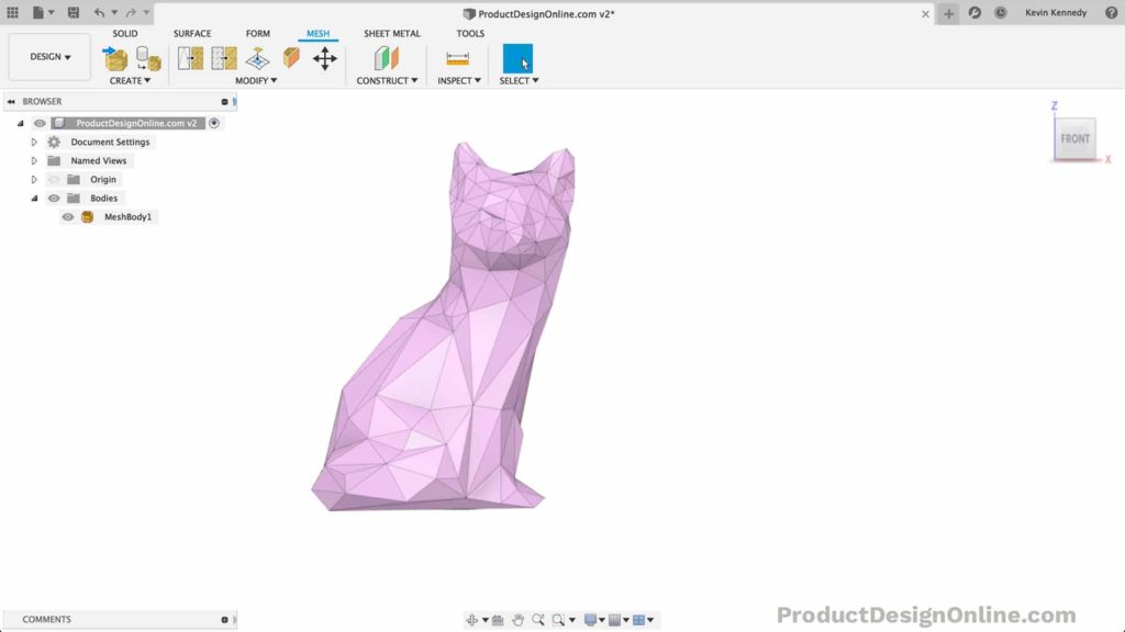 Creating LOW POLY Models in Fusion 360 for 3D Printing | Practical ...