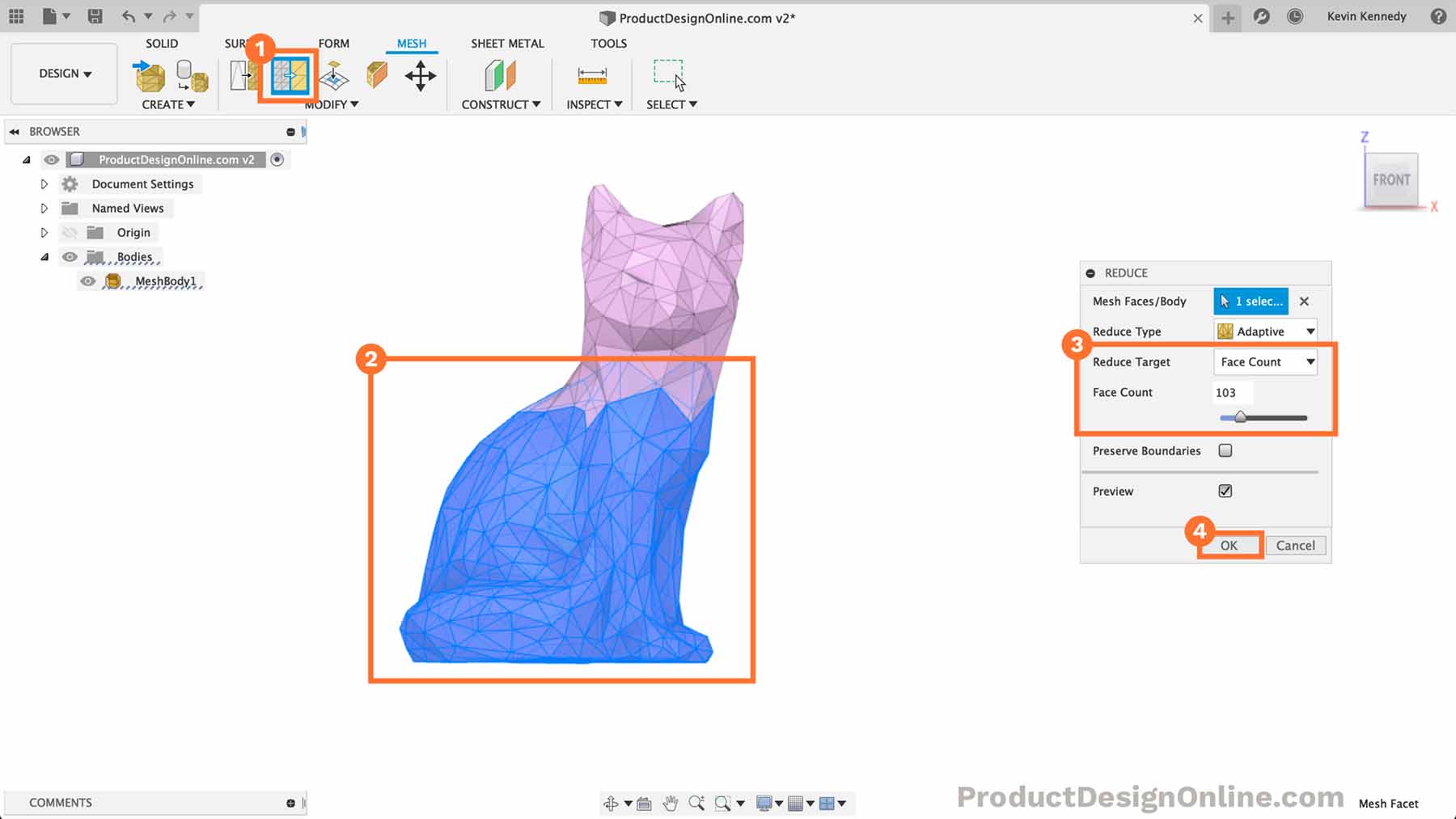 Fusion 360 Convert Mesh To Solid Boswatches