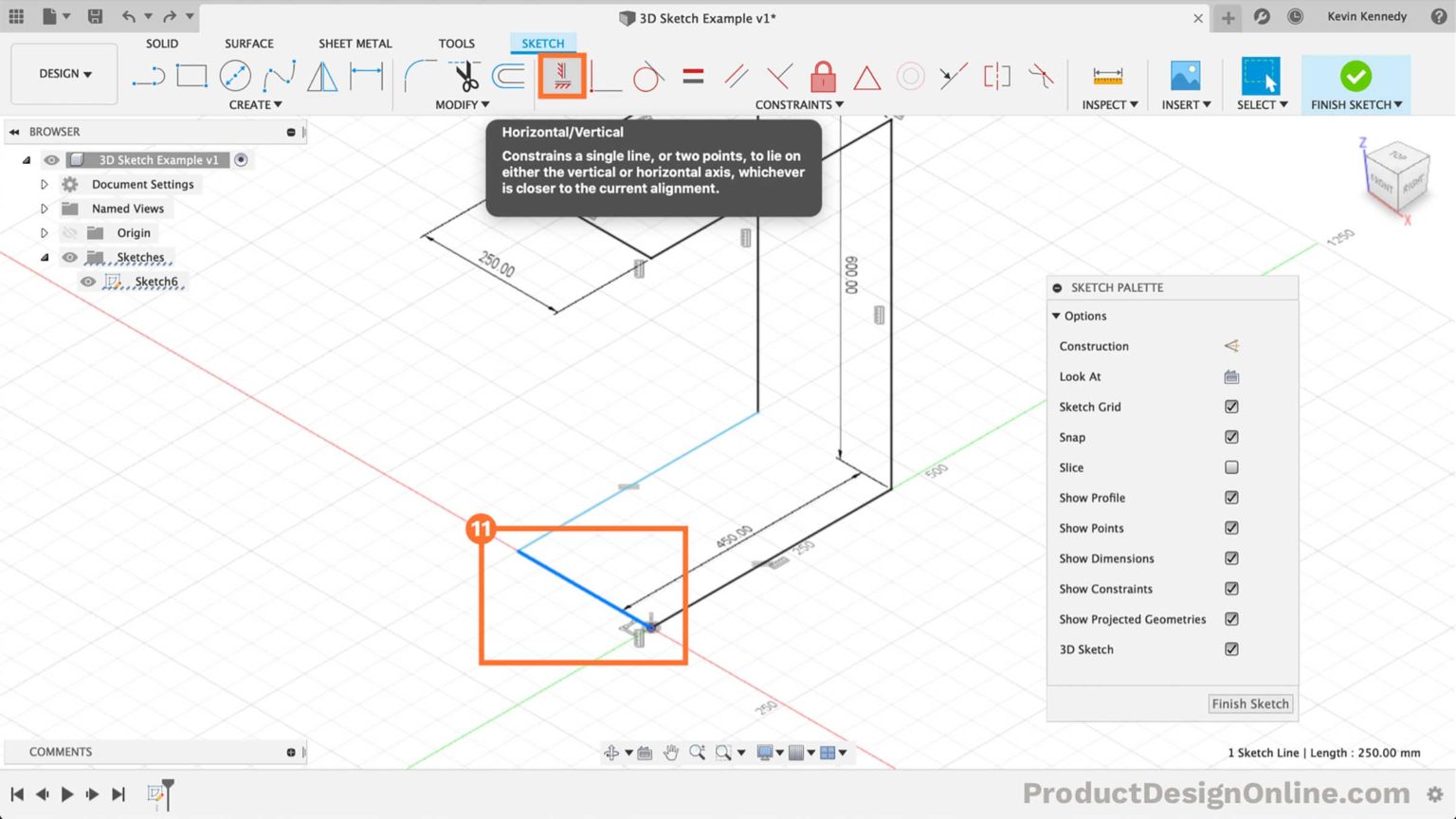 Introduction to 3D Sketching in Fusion 360 - Product Design Online