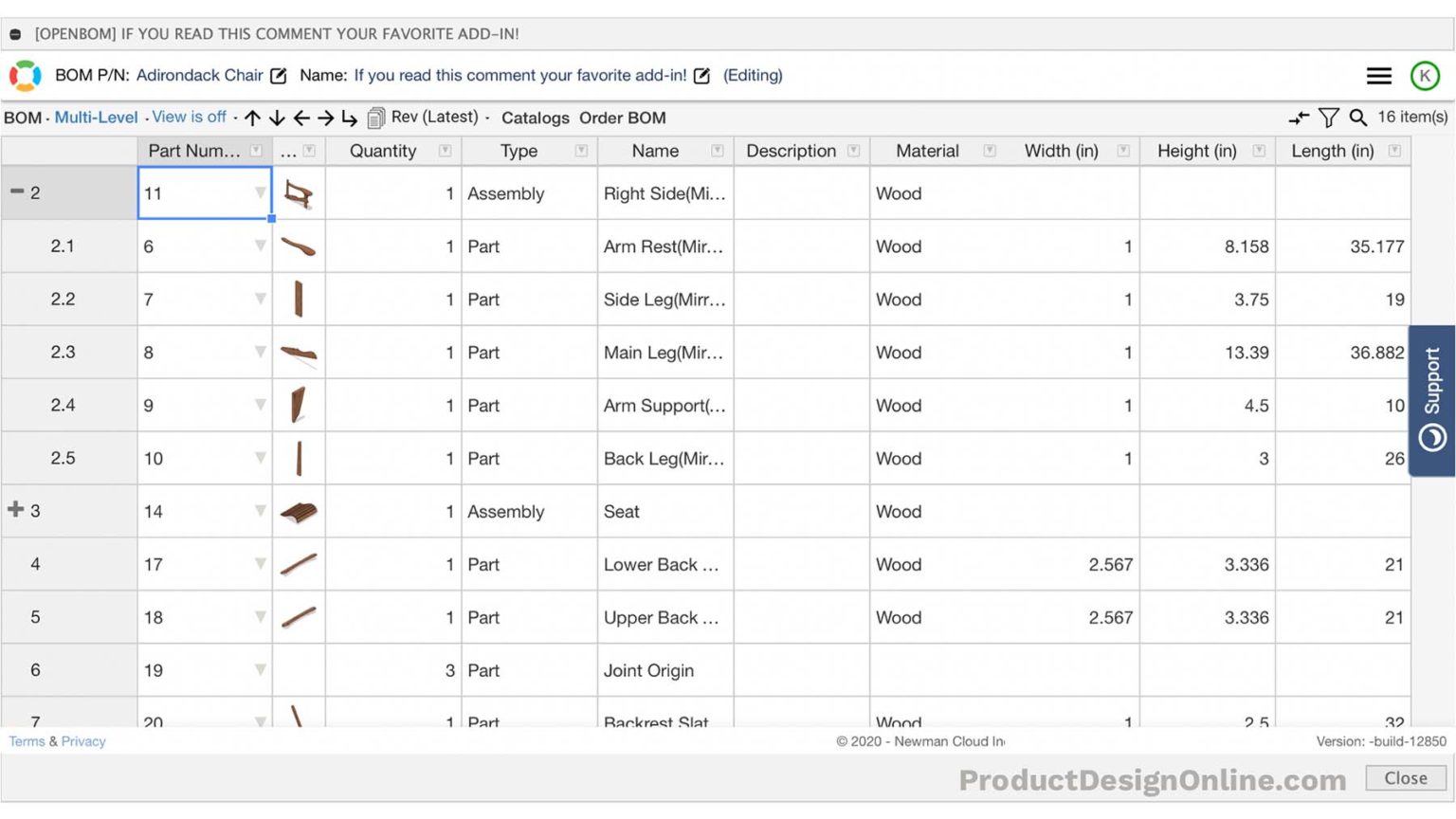 How to Create Parts List with Dimensions in Fusion 360 - Product Design ...