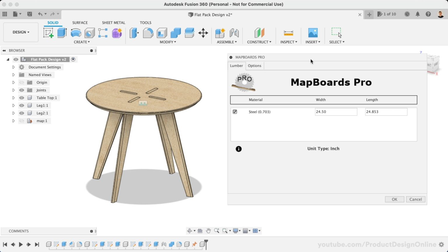 How to Create Flat Patterns in Fusion 360 – MapBoards Pro - Product ...