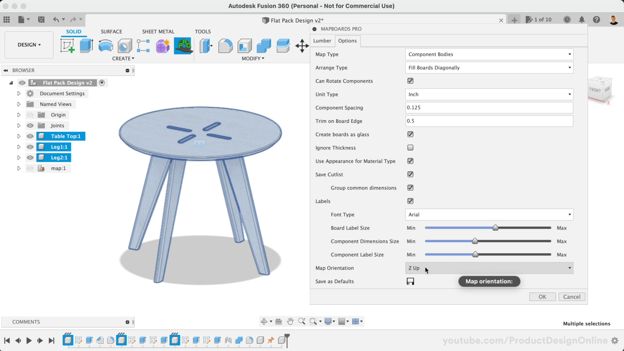 How to Create Flat Patterns in Fusion 360 – MapBoards Pro - Product ...