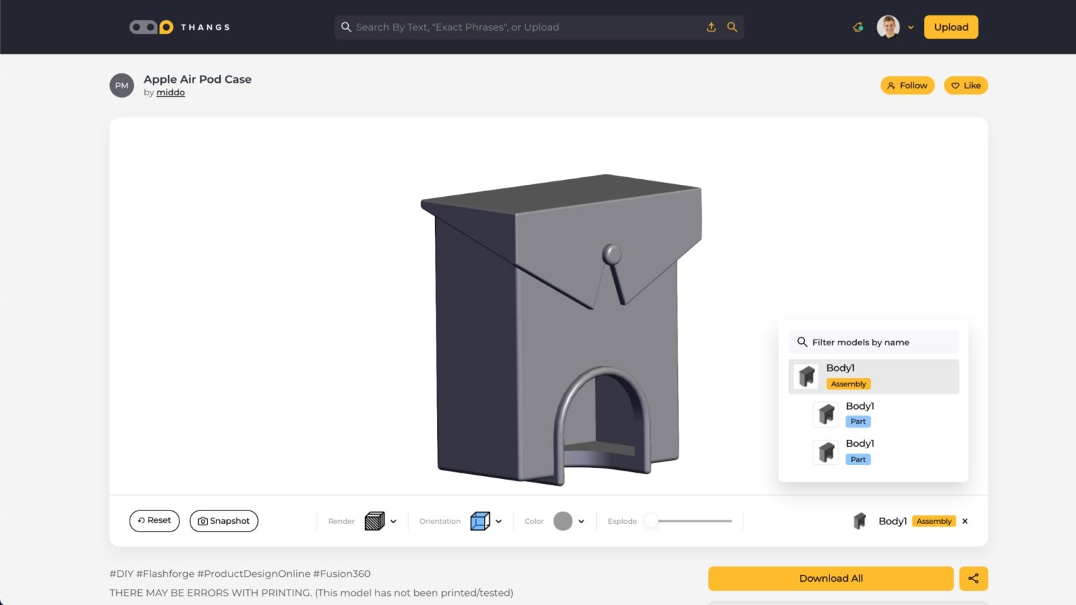 3D Modeling Challenge: DIY Back to School - Product Design Online