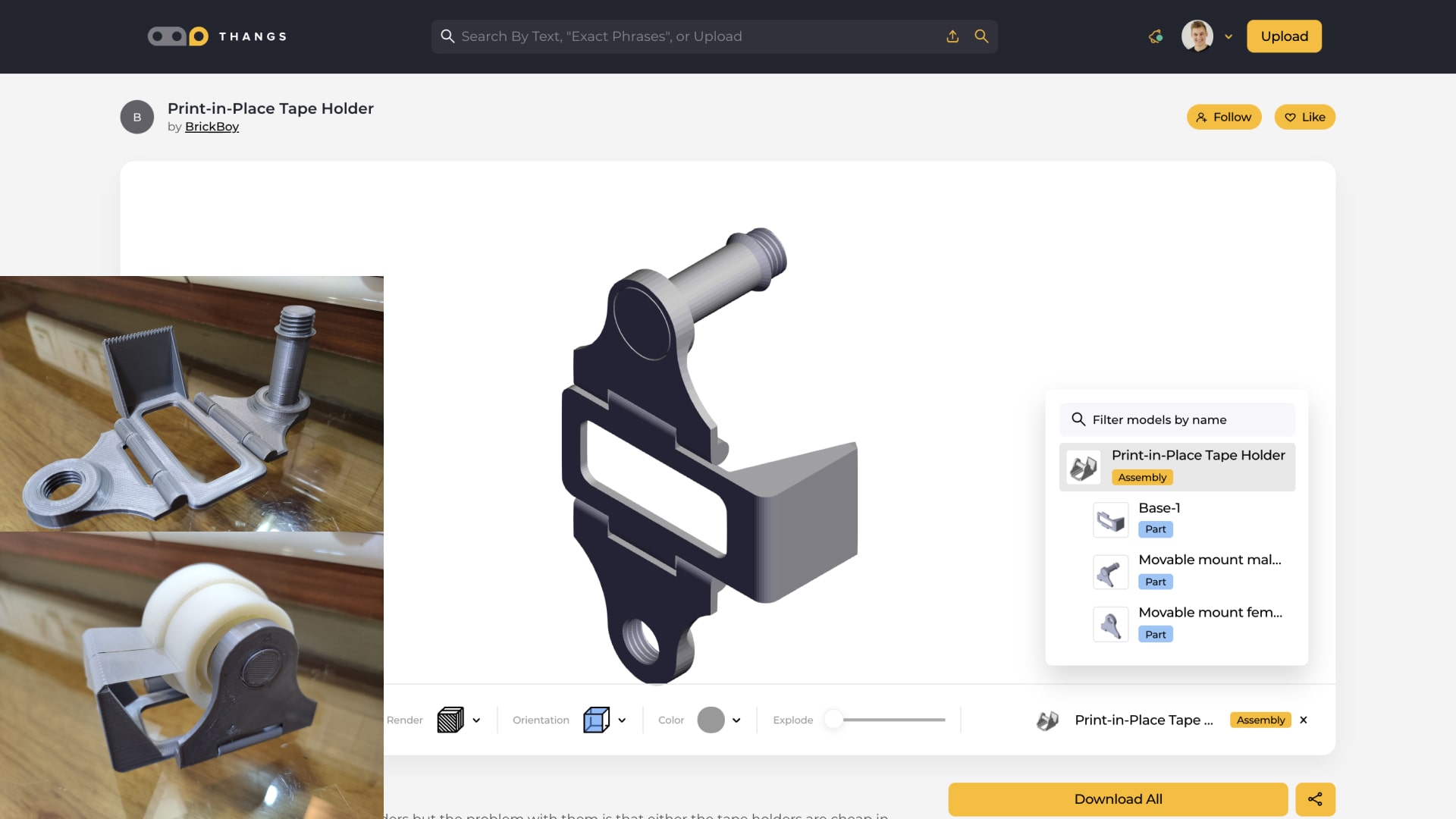 3D Modeling Challenge: Print-in-Place Designs - Product Design Online