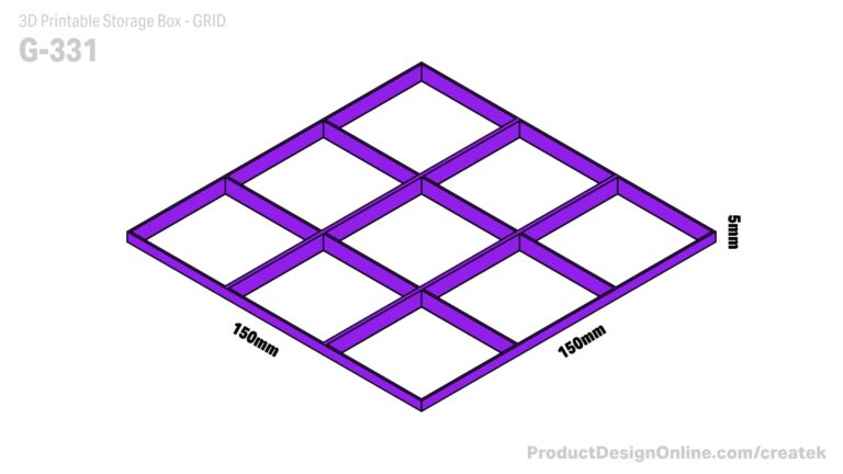 CREATEK 3D Printable Storage Boxes - Product Design Online