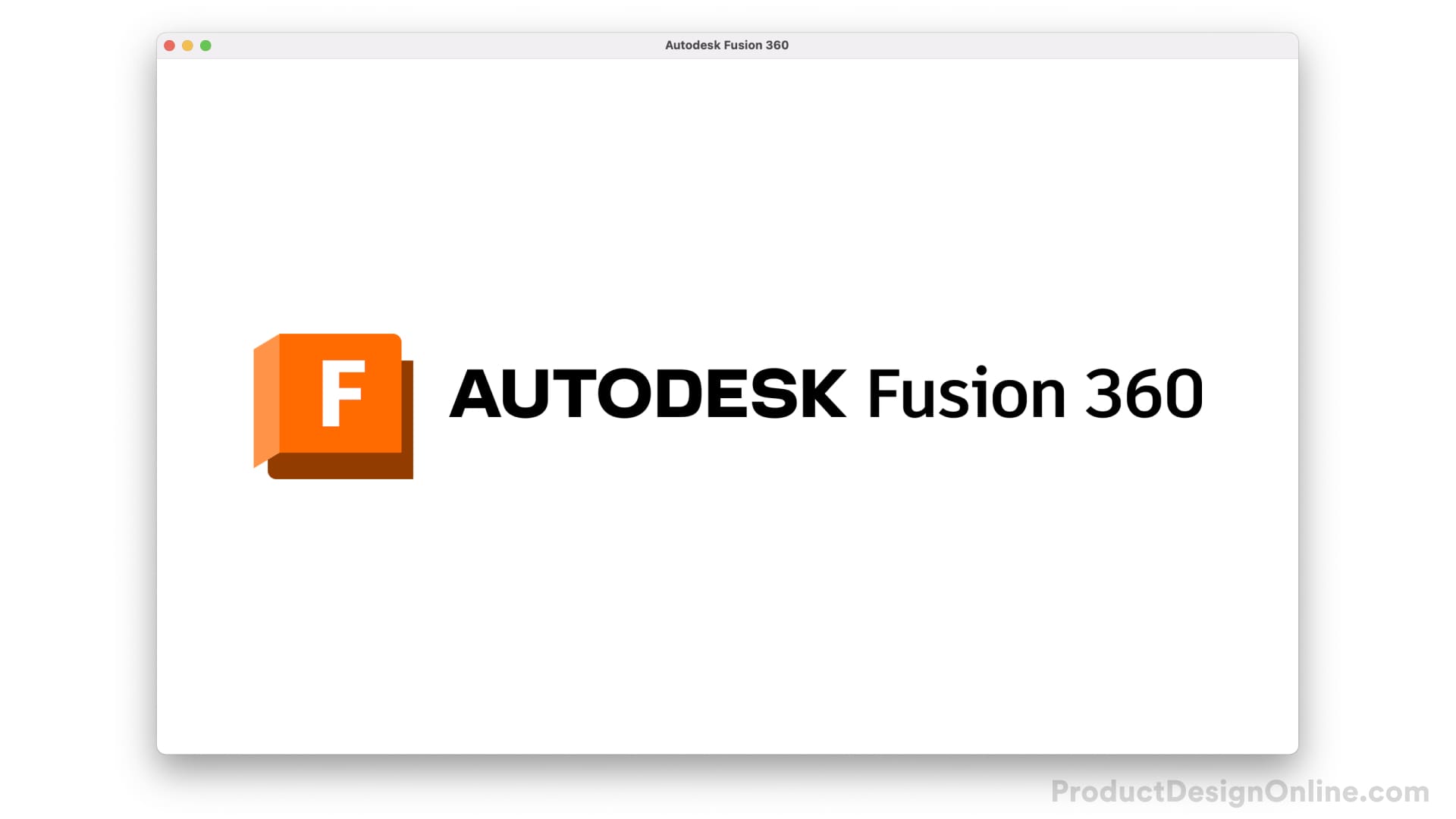 Fusion 360 startup screen 2022 with the new Fusion 360 logo min 