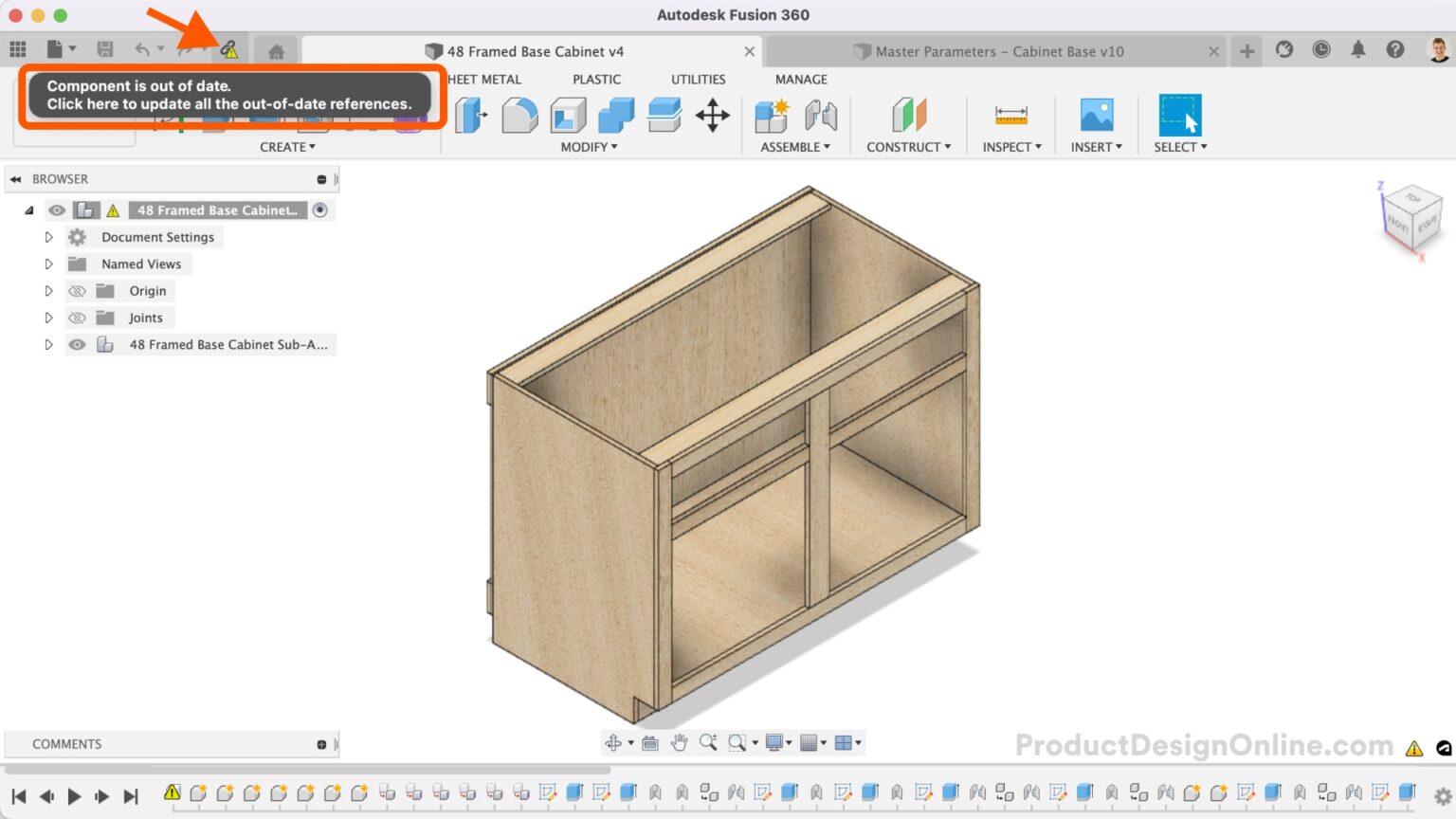 How to Create and Use Global Parameters in Fusion 360 - Product Design Online