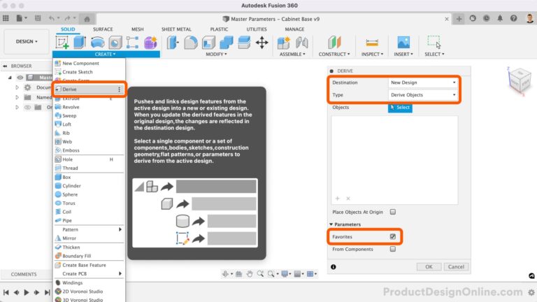 How To Create And Use Global Parameters In Fusion 360 Product Design 9712